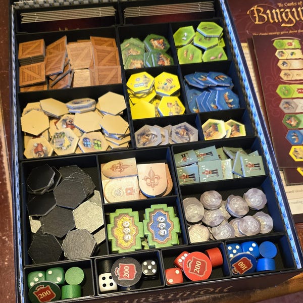 Calico Insert | Calico Board Game Organizer | Calico Storage Solution ...