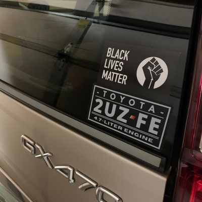 Toyota 2UZ-FE 4.7 Liter V8 Engine Clear Vinyl Sticker/ Decal 4runner ...