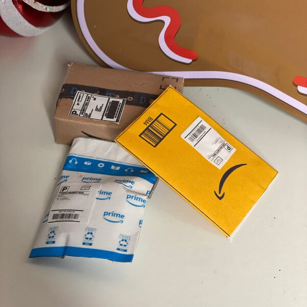 Mini AMAZON Envelope 1:6 Template, Instant Download Printable Packages ...