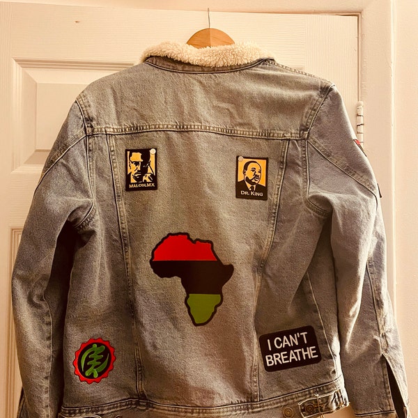 RBG Patches - Red Black and Green Iron on Patches - Pan African ...