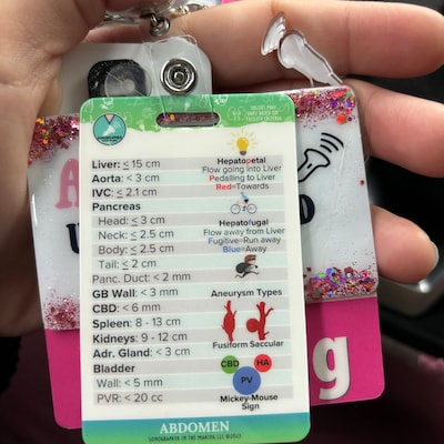 Ultrasound School Abdomen Flashcards, Ultrasound Student Study Notes ...