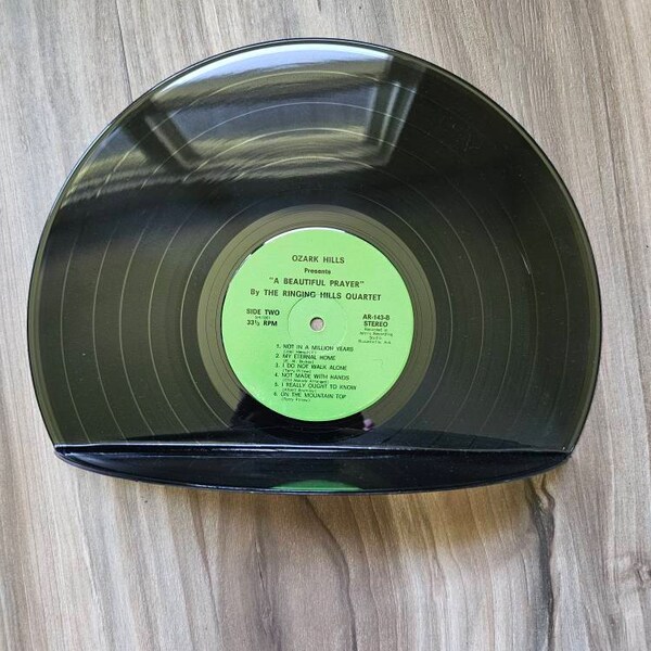 Mini Record Jewelry Dish, Sparkly Vinyl Record Dish, Unique Decorative ...