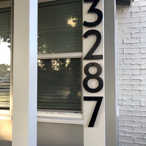 CLASSIC MODERN House Numbers, 5 Inch Address Numbers and Letters - Etsy