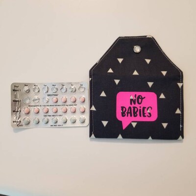 Birth Control Case / Pill Cozy Birth Control Pill Pack / ID - Etsy
