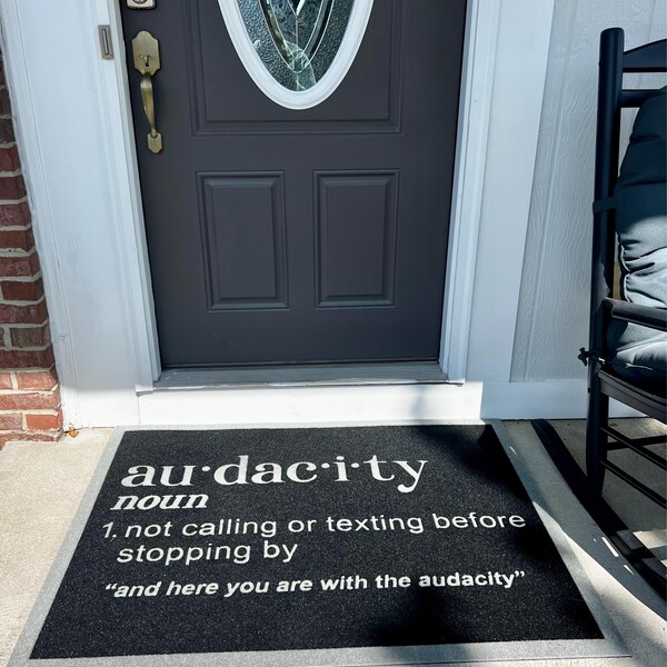The Most Durable and Elegant Custom Door Mat Available. Infinity Custom ...