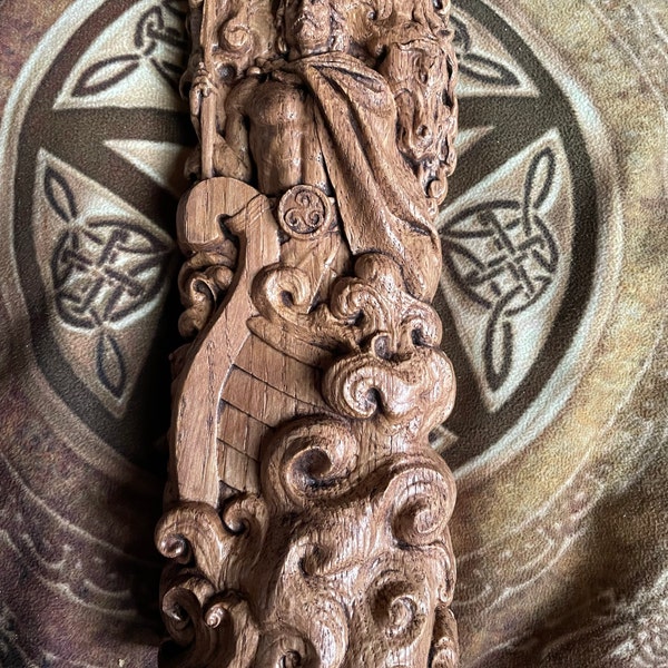 Manannan Mac Lir , Manannan God Statue, Irish Gods, Pagan God, Wiccan ...