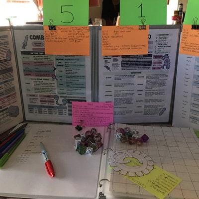 Printable Dungeons & Dragons DM Screen Inserts for 5e DIGITAL DOWNLOAD ...