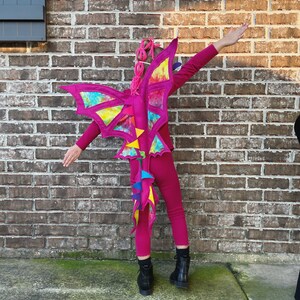 Dragon Princess Full Set Costume Wings Tutu Mask Kid Ages 6 Months to ...