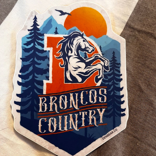 Broncos Country Sticker | Denver | Sticker | Colorado | Country ...