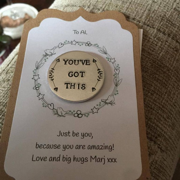 Thank You Token | Thank You Card | Pocket Token | Gift for Teacher ...