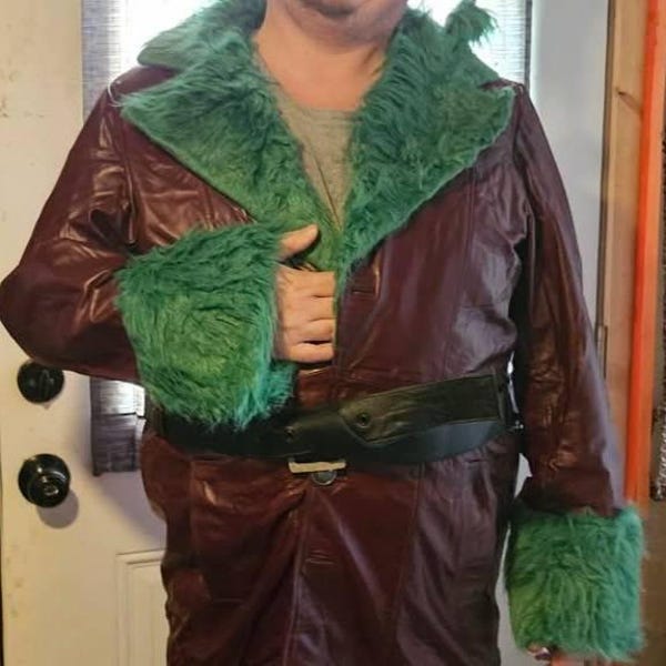 Black Leather Medieval Armour Cloak - Hooded Viking Cloak Costume for ...