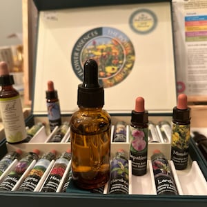 Bach Flower Essence Complete Kit in Wooden Case. Practitioner Remedy ...