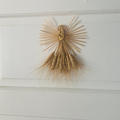 Hand-woven Spiral Wheat Cross - Etsy