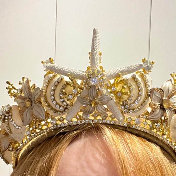 Camille, Golden Flower Crown, Wedding Crown, Wedding Tiara, Bridal ...
