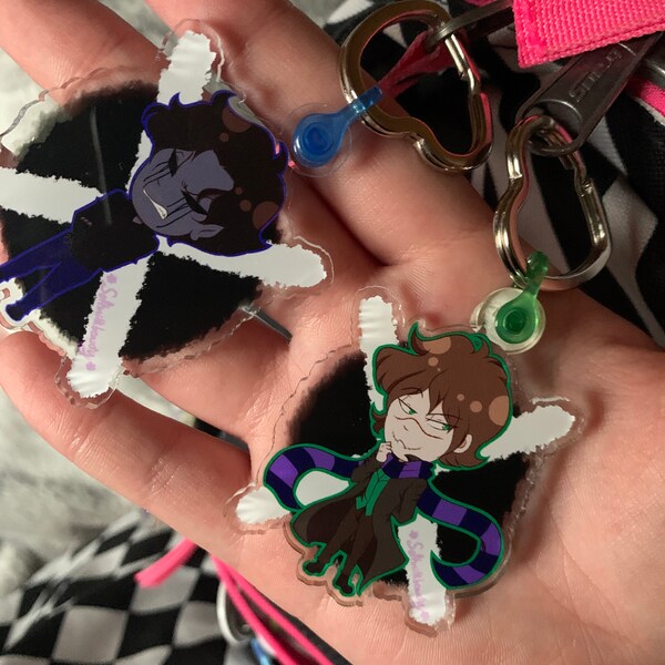 Creepypasta Chibi Acrylic Keychains Keyrings Charms - Etsy