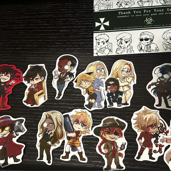 Hellsing Fanmade Sticker Collection ヘルシング - Etsy