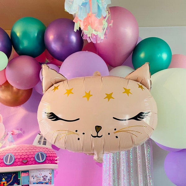 Pink Kitty Cat Foil Balloon 19in – Kitten Birthday or Baby Shower Party ...