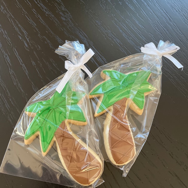 Palm Tree Cookies, Plant Cookies, Birthday Cookies, Sugar Cookies ...