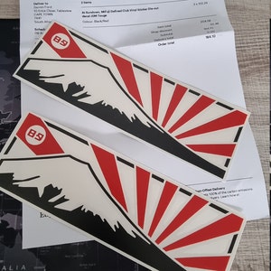 At Sundown, Mtfuji Defined Club Vinyl Sticker Die-cut Decal JDM Touge ...