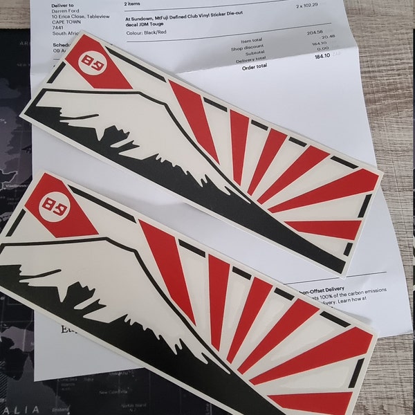 At Sundown, Mtfuji Defined Club Vinyl Sticker Die-cut Decal JDM Touge ...