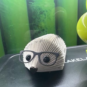 Small Paperbook Hedgehog - Etsy UK