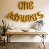 Oneasaurus Balloon Banner Dinosaur 1st Birthday Dino Decor Dinosaur ...