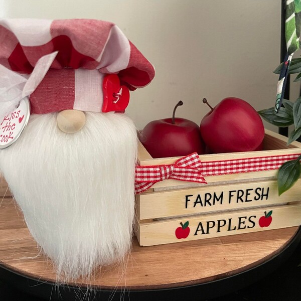 Baker Gnome/gnomes/baking Gnome/baking Decor/kitchen Gnome/gnome Decor ...