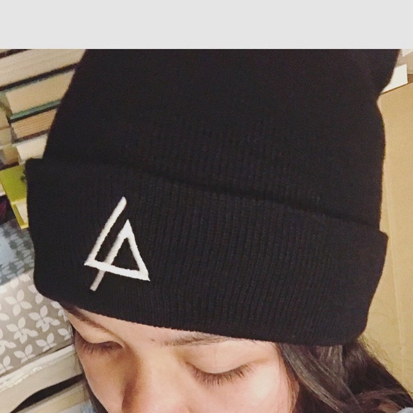 Black Custom Embroidered Cuffed Beanie, Your Own Personalized Hat ...