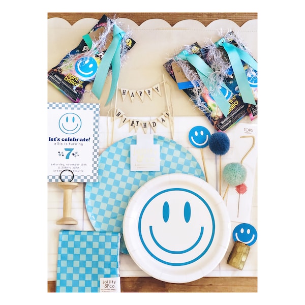 Smiley Face Plate - 9" Dinner Plate - Etsy