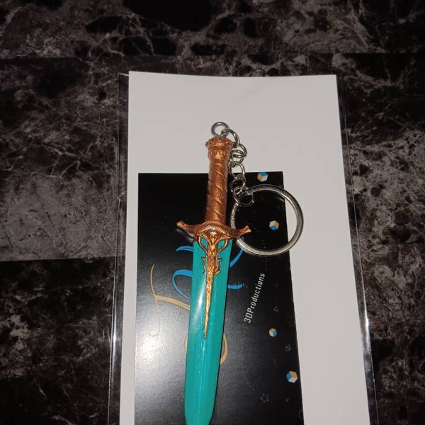 Dark Souls Inspired Moonlight Great Sword Keychain DS / DS2 / DS3 ...
