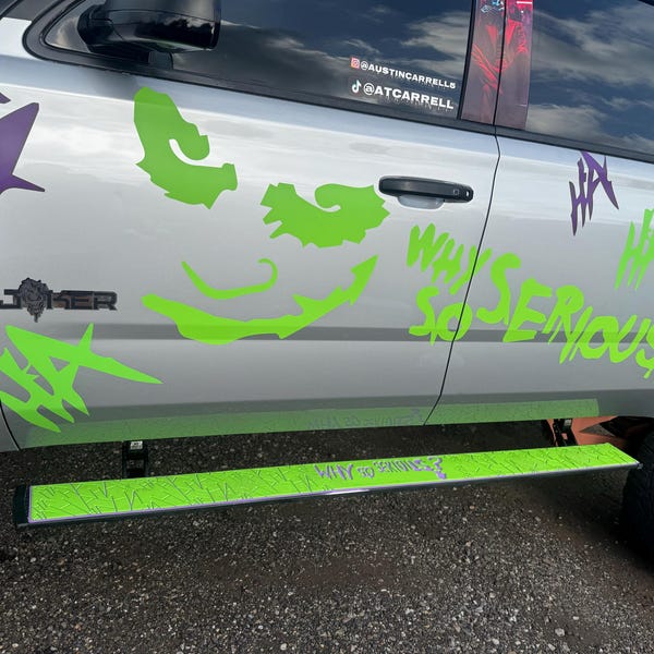 Venom and Carnage Car Doors Livery Pillar Decal Sticker Wrap - Venom ...