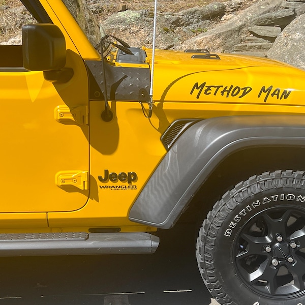 Custom Hood Name Decal | Car Vinyl Sticker Banners | Offroad Vehicles ...
