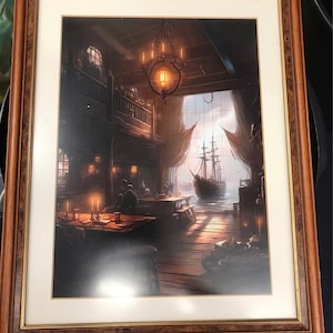 Pirate Tavern Poster, Wall Art, Instant Download Printable Home Decor ...