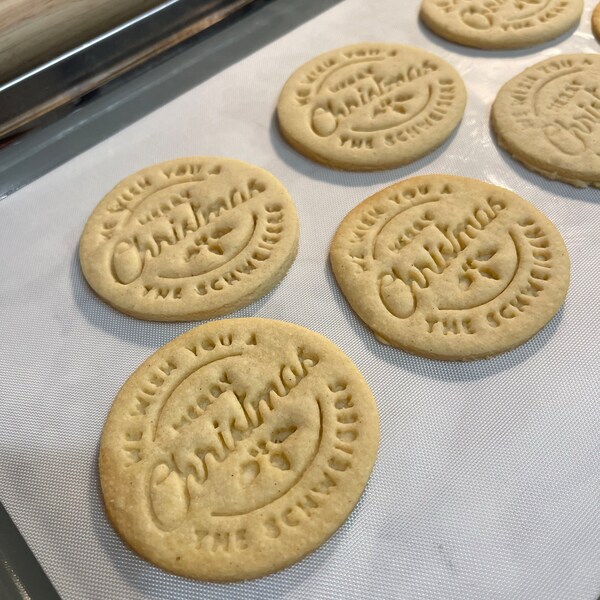 Personalized Cookie Cutter for Christmas, Stamp With Family Name ...