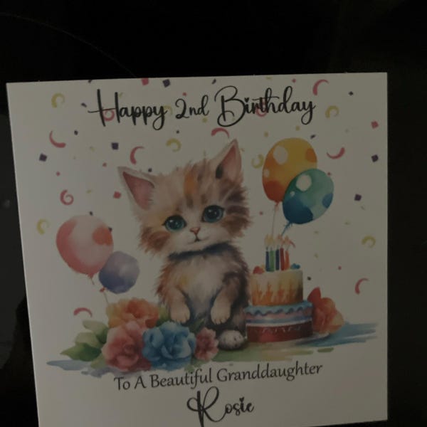 Personalised Prom Card on Your Prom Night School Prom Girls Teenager ...