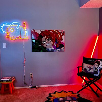 Infinity Triangle LED Neon Sign, Interior Decor, Room Decor, Wall Decor ...