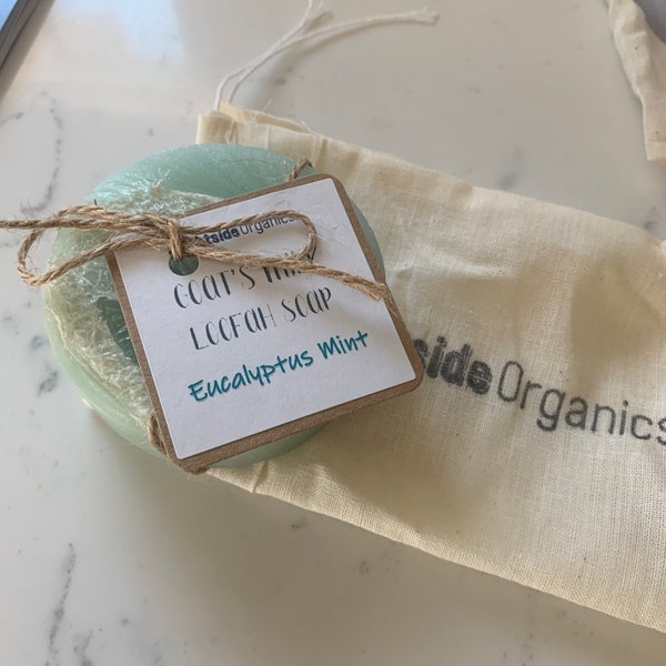 Exfoliating Goats Milk Loofah Soap | Handcrafted Luffa Soap | Handmade ...