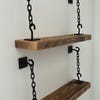 Shelving, Rustic Shelves, Chain Shelf, Hanging Shelves. - Etsy UK