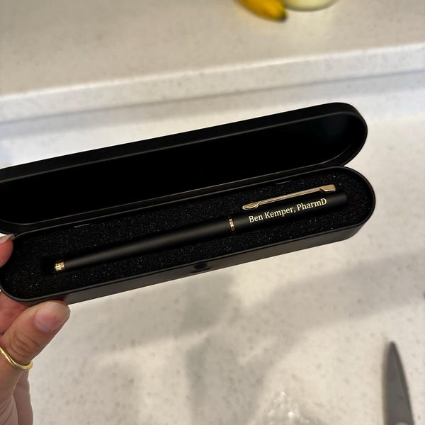 Engraved Pen With Box - Custom Pierre Cardin Pen, Personalized Gift for ...