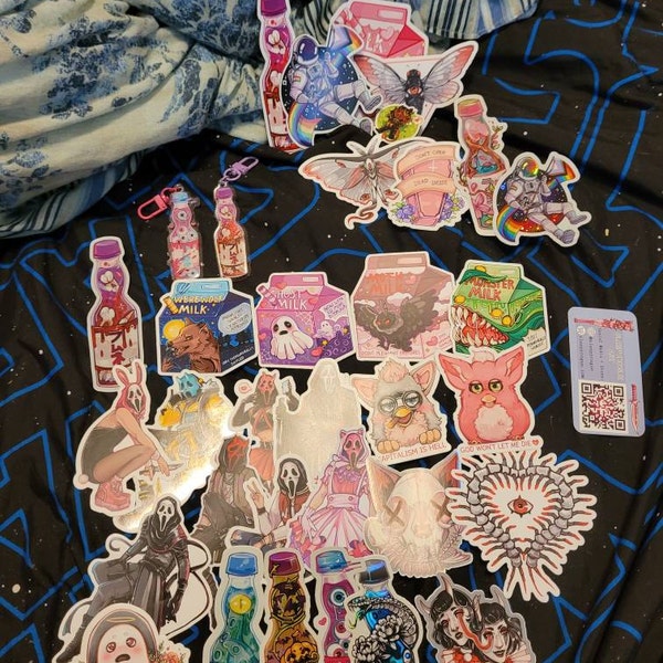 Moth Milk Mothman Vinyl Sticker - Etsy