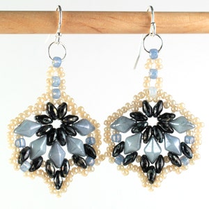 Dakota Beaded Earrings Pattern, Dbbeadingdesigns, PDF, Beading Tutorial ...