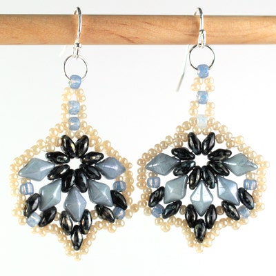 Dakota Beaded Earrings Pattern, Dbbeadingdesigns, PDF, Beading Tutorial ...