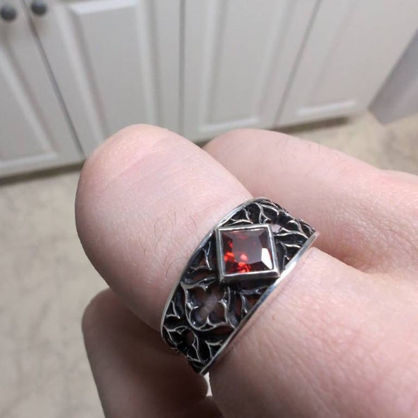 Cathedral Door Ring Church Window Ring Gothic Cathedral Ring Silver 925 ...