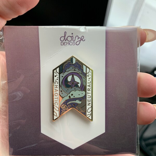 Chaotic Neutral Alignment - Character Builder Series - Hard Enamel Pin ...