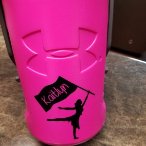 2 Pack COLOR GUARD Girl 4 Vinyl Decal Window Sticker | Etsy