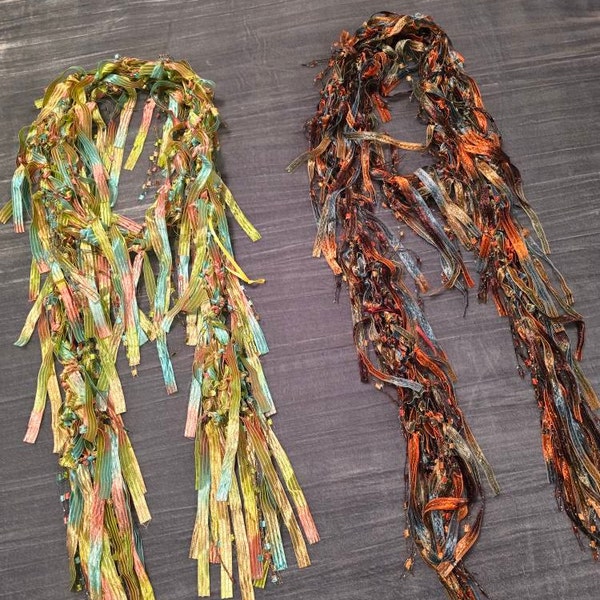 Denim Scarf, Blue Denim Scarf, Scarf Necklace, Denim Scarf Jewelry ...