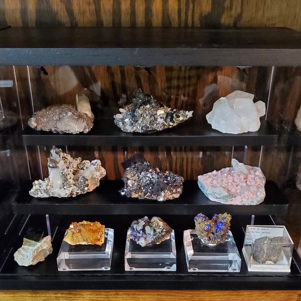 Acrylic Crystal Display Case: Mineral Storage & Organization - Etsy