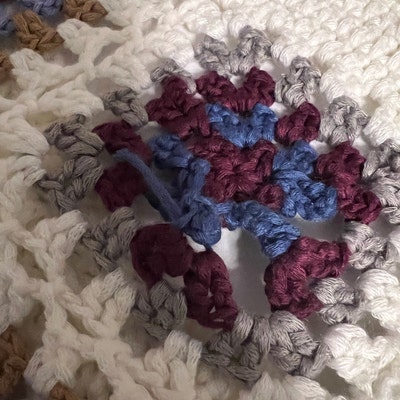 Smile Face Crop Top Granny Square Tank Top Granny Square - Etsy