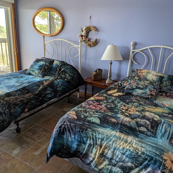 Twilight Forest Meadow Prairie Bedding Set, Duvet Set, Comforter Set or ...