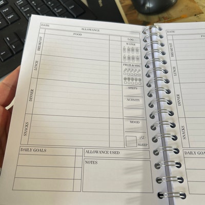 Printable Optavia 5-1 Food Diary / Weight Loss Journal / Digital ...